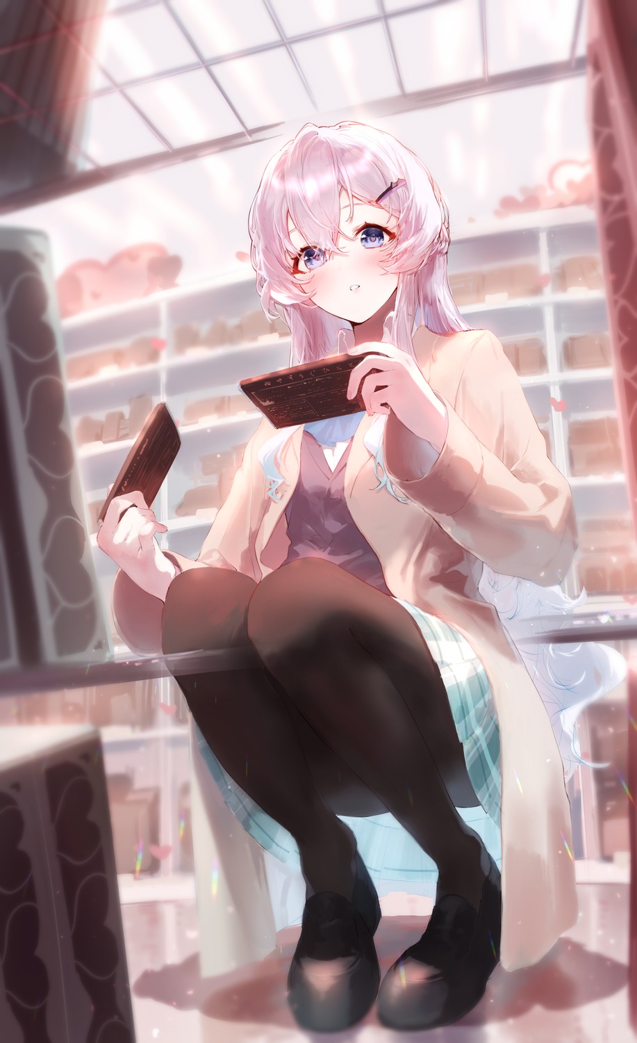 dentaku music pantyhose seifuku valentine | #1064008 | yande.re